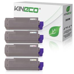 Kineco 4 Toner kompatibel zu OKI C612 XL