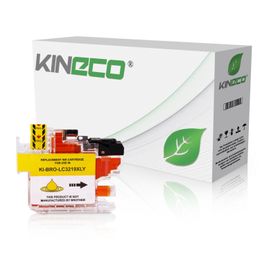 Kineco Tintenpatrone kompatibel zu Brother LC-3219XLY XL Yellow