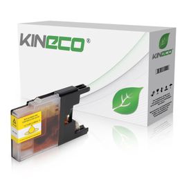 Kineco Tintenpatrone kompatibel zu Brother LC-1280XLY XL Yellow