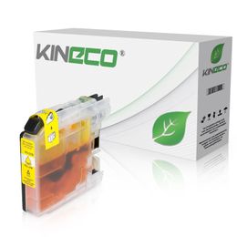 Kineco Tintenpatrone kompatibel zu Brother LC-225XLY XL Yellow