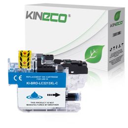 Kineco Tintenpatrone kompatibel zu Brother LC-3213C Cyan