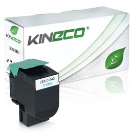 Kineco Toner kompatibel zu Lexmark C540 C540H2CG XL Cyan
