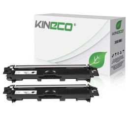 Kineco 2 Toner kompatibel zu Brother TN-242BK XL Schwarz