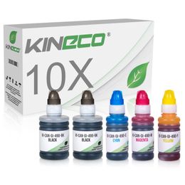 Kineco 10 Tintenpatronen kompatibel zu Canon GI-490 XL