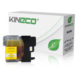 Kineco Tintenpatrone kompatibel zu Brother LC-1100Y XL Yellow