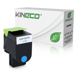 Kineco Toner kompatibel zu Lexmark CS310 700H2 70C0H20 XXL Cyan