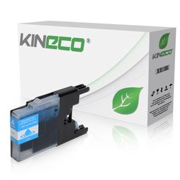 Kineco Tintenpatrone kompatibel zu Brother LC-1280XLC XL Cyan