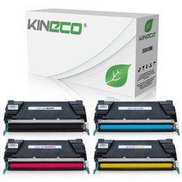 Kineco 4 Toner kompatibel zu Lexmark C520 C522 C530 XL