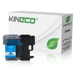 Kineco Tintenpatrone kompatibel zu Brother LC-1100C XL Cyan