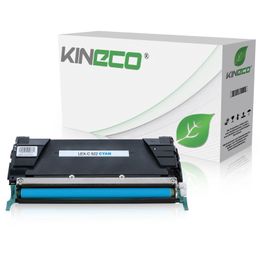 Kineco Toner kompatibel zu Lexmark C520 C522 C530 C5222CS XL Cyan