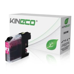 Kineco Tintenpatrone kompatibel zu Brother LC-125XLM XL Magenta