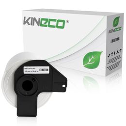 Kineco 1x Etikett kompatibel zu Brother DK-22243, 102mm x 30.48m