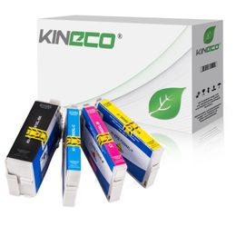 Kineco 4 Tintenpatronen kompatibel zu Epson T3591XL-T3594XL Pro WF4720 XL