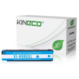 Kineco Tintenpatrone kompatibel zu HP 980 D8J07A XL Cyan