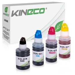 Kineco 4 Tintenpatronen kompatibel zu Epson EcoTank XL