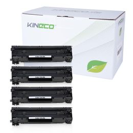 Kineco 4 Toner kompatibel zu Canon Cartridge 728 3500B002 XL Schwarz