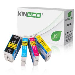 Kineco 4 Tintenpatronen kompatibel zu Epson T3461XL-T3464XL Pro WF3720 XL