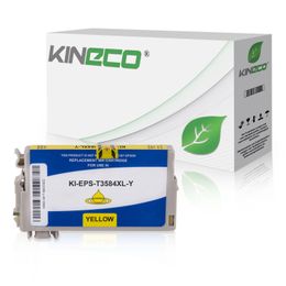 Kineco Tintenpatrone kompatibel zu Epson Pro WF4720 35 C13T35844010 XL Yellow