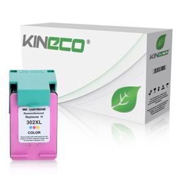 Kineco Tintenpatrone kompatibel zu HP 302X F6U67AE XL Color