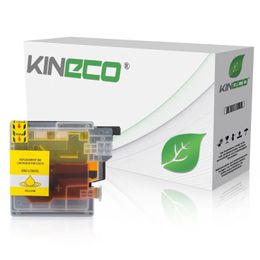 Kineco Tintenpatrone kompatibel zu Brother LC-985Y XL Yellow