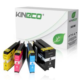 Kineco 4 Tintenpatronen kompatibel zu HP 932 933 XL