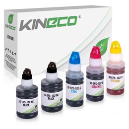 Kineco 5 Tintenpatronen kompatibel zu Epson EcoTank XL