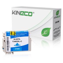 Kineco Tintenpatrone kompatibel zu Epson Pro WF3720 34 C13T34624010 XL Cyan