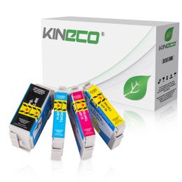 Kineco 4 Tintenpatronen kompatibel zu Epson T3471XL-T3474XL Pro WF3720 XL