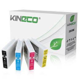 Kineco 4 Tintenpatronen kompatibel zu Epson Stylus WF8000 XL