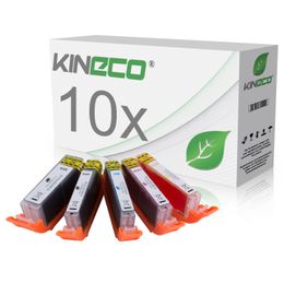 Kineco 10 Tintenpatronen kompatibel zu Canon PGI570XL CLI571XL XL