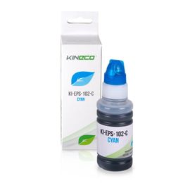 Kineco Tintenpatrone kompatibel zu Epson EcoTank 102 C13T03R240 XL Cyan