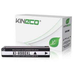 Kineco Tintenpatrone kompatibel zu HP 980 D8J10A XL Schwarz