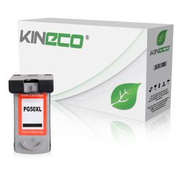 Kineco Tintenpatrone kompatibel zu Canon PG-50 HC 0616B001 XL Schwarz