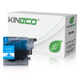 Kineco Tintenpatrone kompatibel zu Brother LC-985C XL Cyan