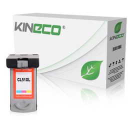 Kineco Tintenpatrone kompatibel zu Canon CL-51 0618B001 XL Color