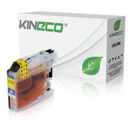 Kineco Tintenpatrone kompatibel zu Brother LC-12EY XL Yellow