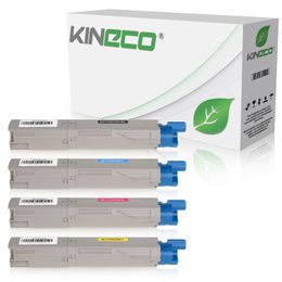 Kineco 4 Toner kompatibel zu OKI C3300 C3450 XL