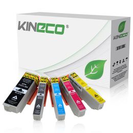 Kineco 5 Tintenpatronen kompatibel zu Epson Stylus XP530 XL