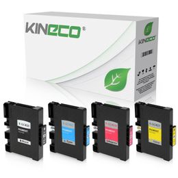 Kineco 4 Tintenpatronen kompatibel zu Ricoh GC-41 XL