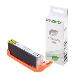 Kineco Tintenpatrone kompatibel zu Canon CLI-571GYXL 0335C001 XL Grau