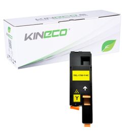 Kineco Toner kompatibel zu Dell 1760 W8X8P 593-11143 XL Yellow