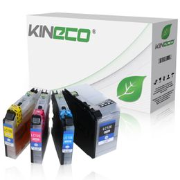 Kineco 4 Tintenpatronen kompatibel zu Brother LC-12E XL