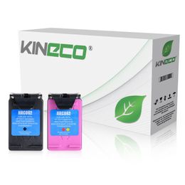 Kineco 2 Tintenpatronen kompatibel zu HP 62XL XL