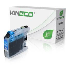 Kineco Tintenpatrone kompatibel zu Brother LC-12EC XL Cyan