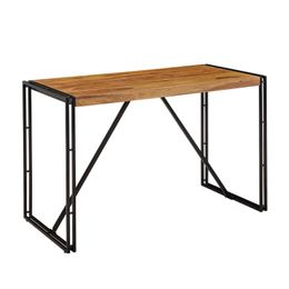 Schreibtisch FineBuy Bürotisch Holz Massiv 120x60x77 cm Computertisch Tisch