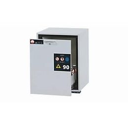 Sicherheitsunterbauschrank Typ 90 ASECOS UB-S-90, Schublade, Front Lichtgrau, B 593 x T 600 x H 800 mm