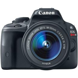 Spiegelreflexkamera - Canon EOS Rebel SL1 Schwarz + Objektivö Canon EF-S 18-55mm f/3.5-5.6 IS STM