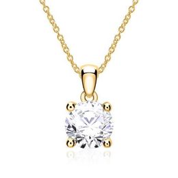 Brilladia 585er Goldkette für Damen mit Diamant
