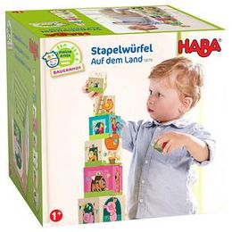 Haba® Stapelwürfel Bauernhof Lernspielzeug