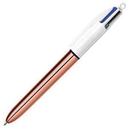 BIC 4-Farben-Kugelschreiber 4 Colours Shine rose Schreibfarbe farbsortiert, 1 St.